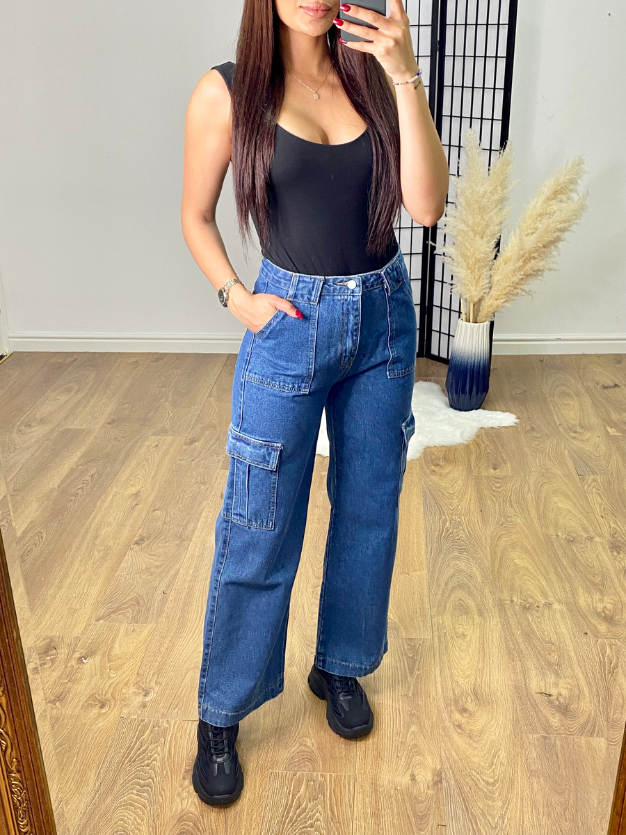 Maverick Combat Pocket Jeans – BowsBoutiques